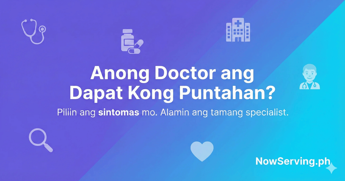Anong Doctor sa Sakit ng Ngipin? | NowServing